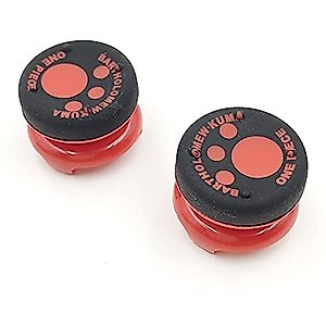 2 Pcs Analog Joystick Stick Cap Thumbstick Thumb Grip Cover Case for PS4 PS3 Xbox One Xbox 360 Controller (Red)