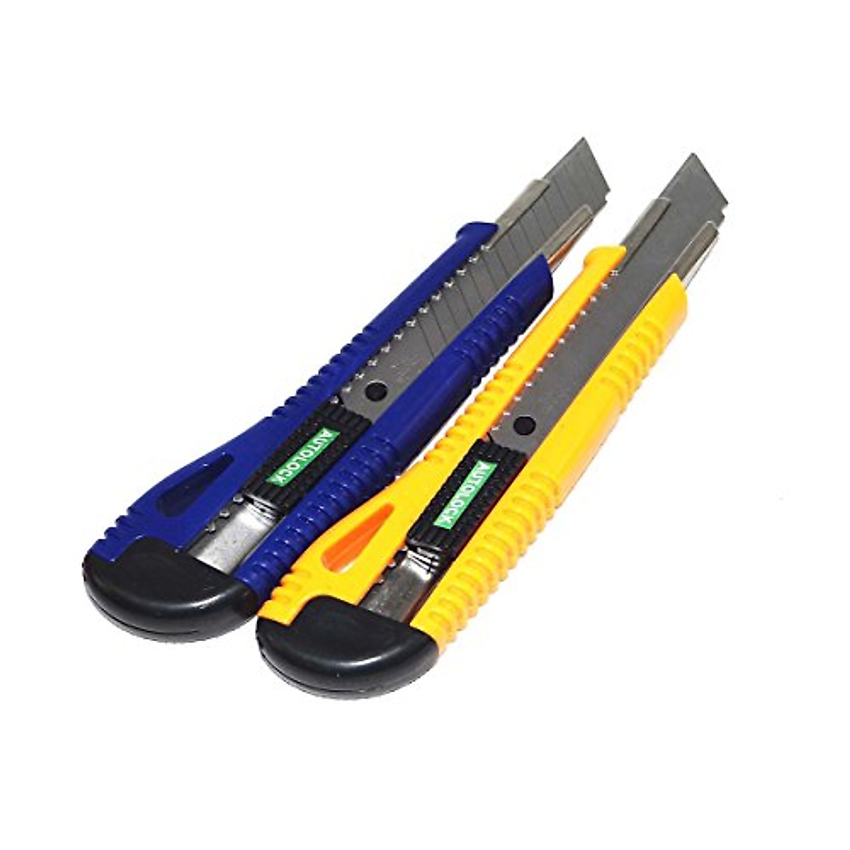 FixtureDisplays Retractable Plastic Utility Knife Box Cutter Plastic Safety Cutter, Mixed Color, Ship Randomly 102718 Free Shipping!