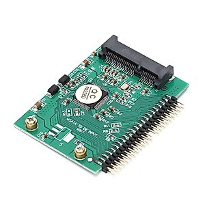 44pin Standard Male IDE Connector Cards for MSATA SSD, Laptop 1.8in IDE PCI E SSD Hard Drive Adapter Card, Compatible for DOS/Win3.1/NT4/98SE/ME/2000//XP/Vista/UNIX/Linux