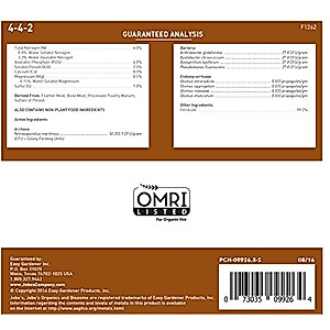 Jobe's Organics 09926 Fast Acting Fertilizer Compost Starter, 4 Pound