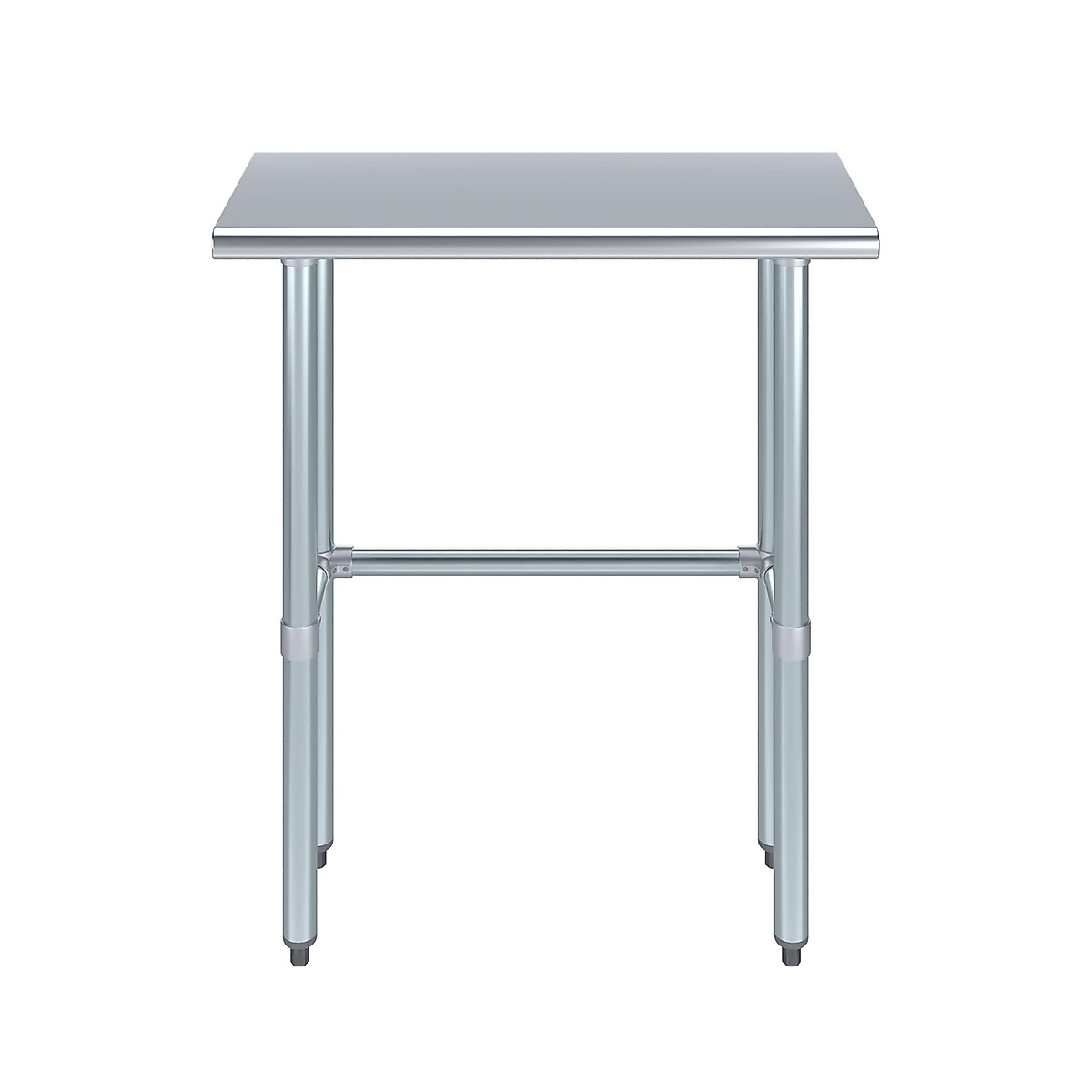 14 in. x 30 in. Open Base Stainless Steel Work Table | Residential & Commercial | Food Prep | Heavy Duty Utility Work Station | NSF
