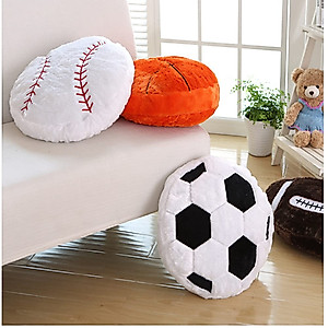 XIZHI 17.7 inch Football Throw Pillow Soft Stuffed Cushion Sports Toy Pillow Soft Durable Sports Toy for Sofa Room Decoration and Kids Boy Girls Children Birthday