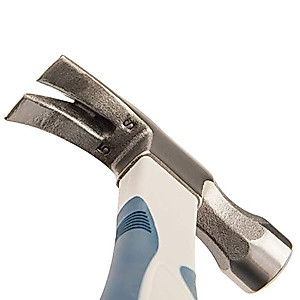 ESTWING Sure Strike Hammer - 20 oz Curved Claw Hammer with Smooth Face & Carbon Fiber Handle - SSCF20C