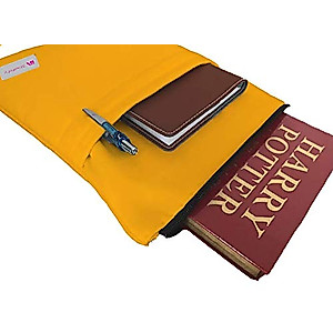 Bumblebee Book Sleeve - Book Cover for Hardcover and Paperback - Book Lover Gift - Notebooks and Pens Not Included