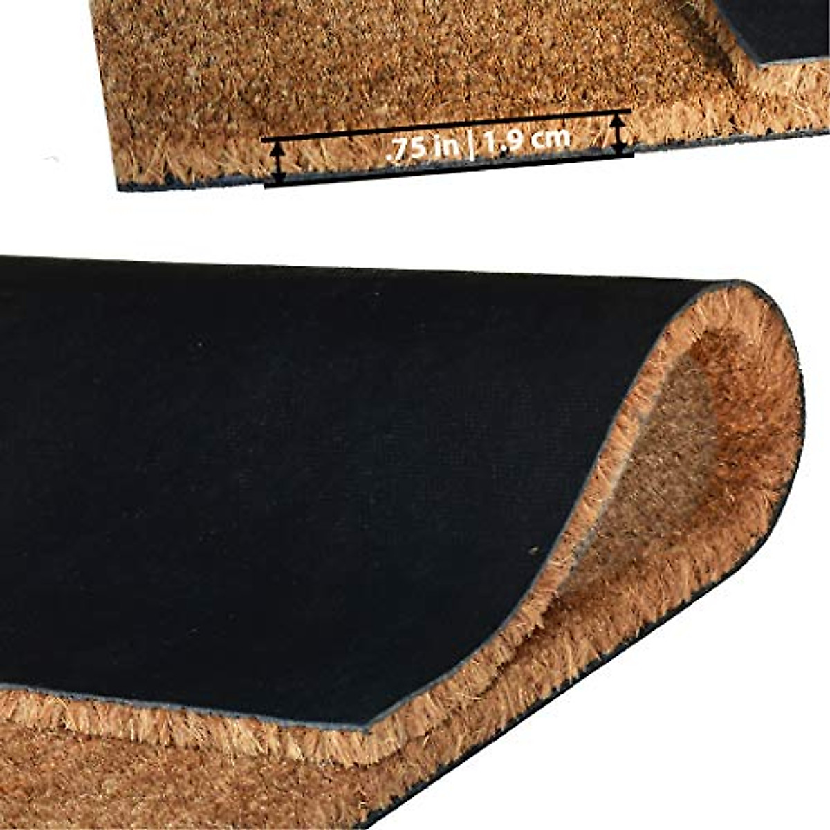 NINAMAR Door Mat Hey Y'all Natural Coir – 29.5 x 17.5 inch