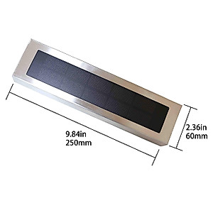 Solar Lights Outdoor for House Numbers - Outdoor Stainless Steel 60 Lumens Solar Light for Address Sign Plate - Wall Light for Home,Garden and Yard