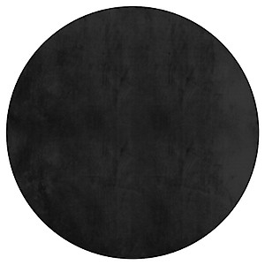 DFRGYUR Custom Area Rug Design Your Photo Logo Text Personalized Non-Slip Door Mat Customized Washable Decorative Area Carpet for Bedroom Living Room Office Garden Home, 23.6", Black-1PCS