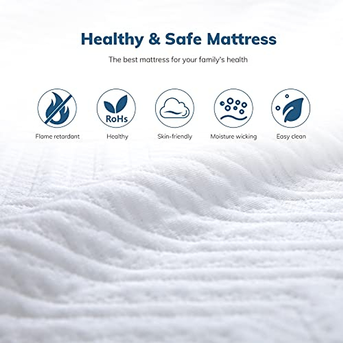 EGO Twin Mattress 6 Inch Green Tea Memory Foam Mattress Twin, CertiPUR-US Certified, Cooling Gel Bed Mattress, Fiberglass Free Bed in a Box, Twin mattresses for Kids, Bunk Bed, Trundle, Daybed