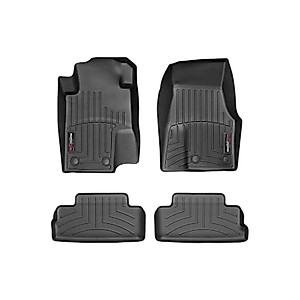 WeatherTech Custom Fit FloorLiners for Ford Mustang - 1st & 2nd Row (444681-441392), Black