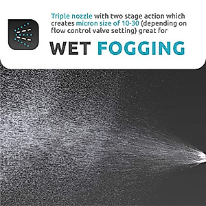 Createch Commander Tri Jet ULV Sprayer Non Thermal Cold Indoor and Outdoor Professional Fogger Machine