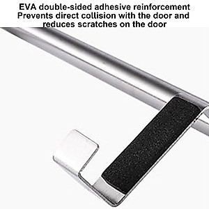 Over The Door Towel Rack - Stainless Steel Over Door Towel Rack Bar Holders for Fit On Over Cabinet | Kitchen Cabinet Towel Holder | Door Hanger Hooks for Hanging, Bathroom