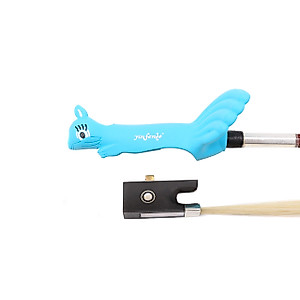 Yinfente 1pc Hold Violin Bow Holder Hold Violin/Viola Bow Teaching Aid Violin Bow Grip Learn Violin Beginner Corrector Bow Straightener Soft protect finger