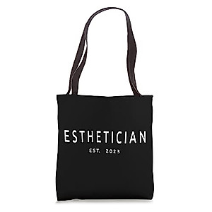 Esthetician Est. 2023, New Skin Care Specialist, Graduation Tote Bag