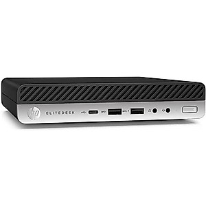 HP EliteDesk 800 G3 Mini Desktop, Intel Core i5-6500T 2.5GHz, 8GB DDR4, 256GB SSD, USB WiFi, Win10Pro (Renewed)