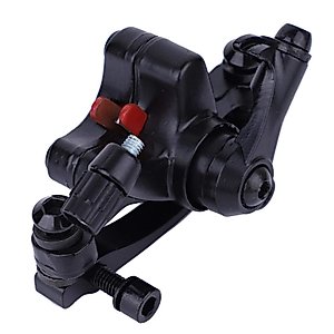 Pilipane Bike Disc Brake Kit, Metal Bicycle Brake Device, Front Rear Disc Brake Mechanic Tool-Free Pad Adjuster for Mountain Bike, Road Bike, Mechanic Tool-Free Pad Adjuster