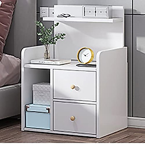 HIGOH Bedside Table Home Furniture Bedside Table Living Room Dressing Room Bedside Table Simple Modern Bedroom Apartment Locker
