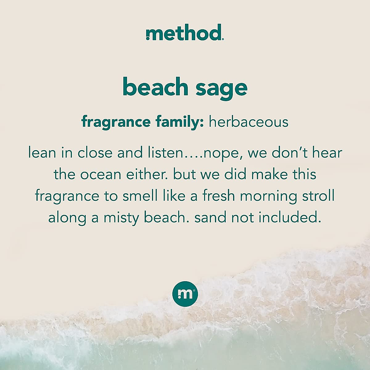 Method Fragrance Booster, Beach Sage, 14.8 Ounce