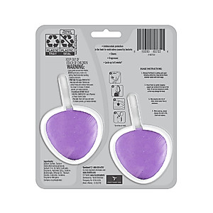 Lysol Automatic In-The-Bowl Toilet Cleaner, Cleans and Freshens Toilet Bowl, Lavender Fields Scent, 2ct