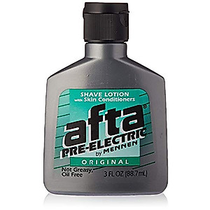 Afta Pre-Electric Shave Lotion With Skin Conditioners Original 3 oz (12 Pack)