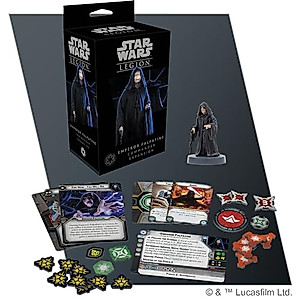 Atomic Mass Games Star Wars: Legion Emperor Palpatine Commander Expansion - Rule The Galaxy! Tabletop Miniatures Strategy Game for Kids & Adults, Ages 14+, 2 Players, 3 Hour Playtime, Made