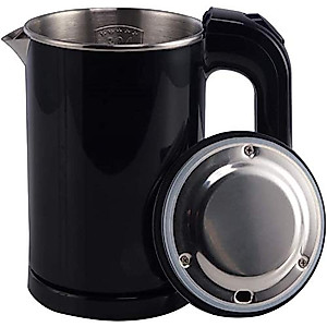 DCIGNA Electric Tea Kettle, 0.5L Stainless Steel Travel Kettle, Portable Hot Water Kettle, Auto Shut-off & Fast Boiling, Dry Protection, Suitable For Coffee, Tea, 110V/800W (Dark Blue)