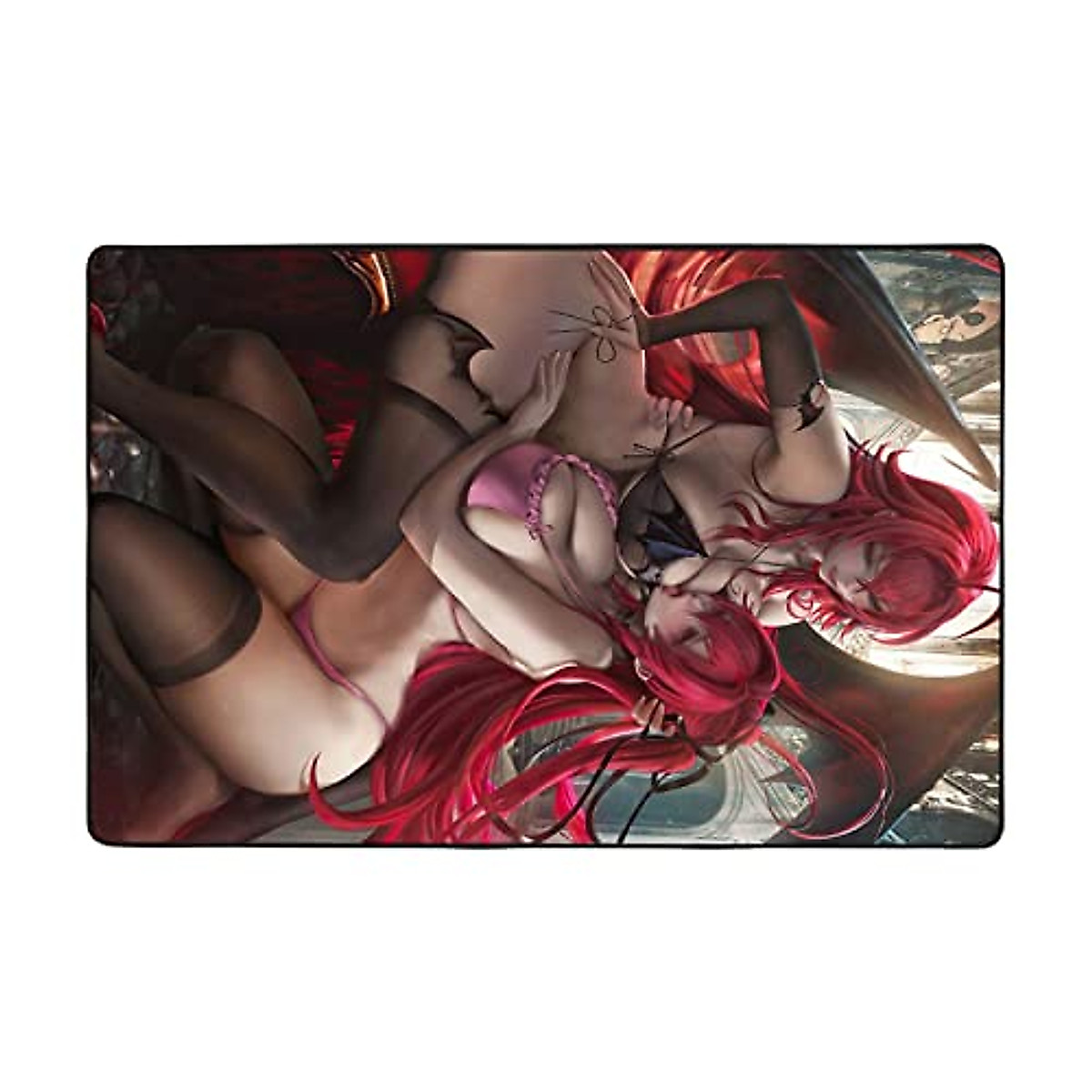 Anime Highschool DxD Rias Carpet Ultra Large Anti Slip Area Rug Cozy Home Decor Floor Rug for Kids Bedroom Living Area Room Bedroom 36"X24"