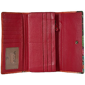 Anna by Anuschka womens 1860 Wallet, Village of Dreams, 4 x 7.5 US