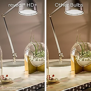 GE Reveal LED Light Bulbs, Candle Lights, 60 Watts, Clear Decorative B11 Bulbs, Small Base (8 Pack)