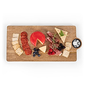 PICNIC TIME Disney Mickey Mouse Serving Board, Serving Plank, Charcuterie Board, (Mango Wood), 19.1 x 9 x 0.8