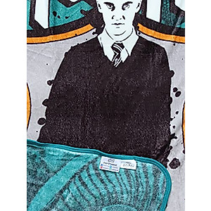 The Northwest Company Harry Potter Draco Malfoy Character Silk Touch Throw Blanket 50" x 60" (127cm x 152cm)