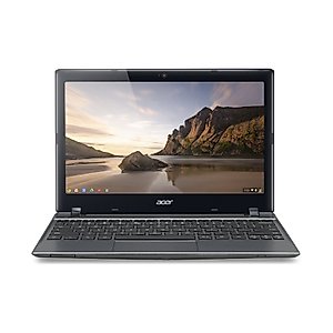 Acer C710-2815 11.6" Chromebook, Intel Celeron 847 1.1GHz, 4GB ram, 16GB SSD, 1366 x 768 LED Backlight Display (Pre-Owned)
