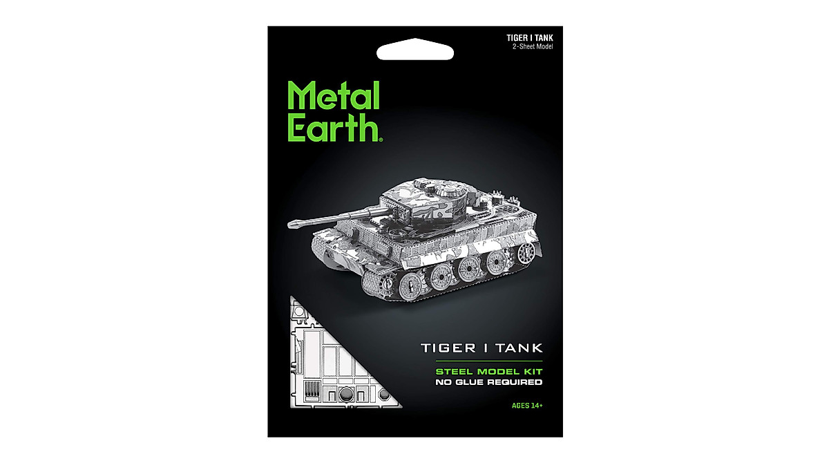 Build a Detailed 3D Tiger I Tank Metal Model Kit | Metal Earth