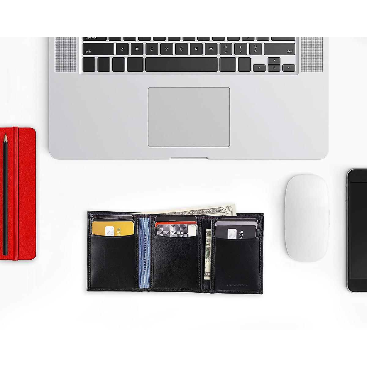 Tommy Hilfiger Men's Leather Trifold Wallet