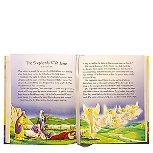 365 Bible Stories and Prayers Padded Treasury - Gift for Easter, Christmas, Communions, Baptism, Birthdays (Little Sunbeams)