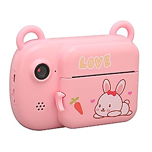 Kids Camera for 3-10 Year Old Girls & Boys, HD 1080P 2.4 inch Screen Children Camera Digital Video Cameras with with Thermal Paper Portable Toy for Christmas Birthday Gifts