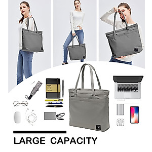 BASICPOWER Tote Bag for Women, Lightweight Shoulder Purse Laptop Work Gym Bag for Gym, Travel, Work