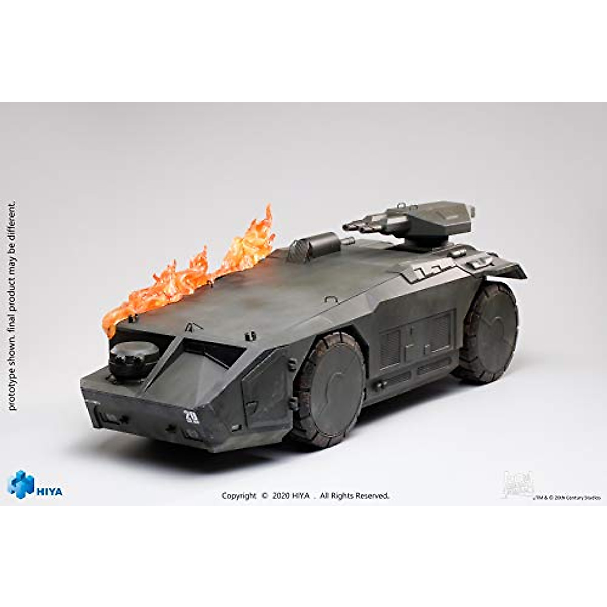 Hiya Toys Aliens: Burning Armored Personnel Carrier 1:18 Scale Vehicle, Multicolor