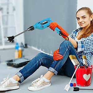 8 Pcs Resin Mixer Paddles for Resin Drill, Epoxy Mixer Attachment for Drill, Paint Mixer/Paint Stirrer for Mixing Resin, Epoxy, Silicone Molds