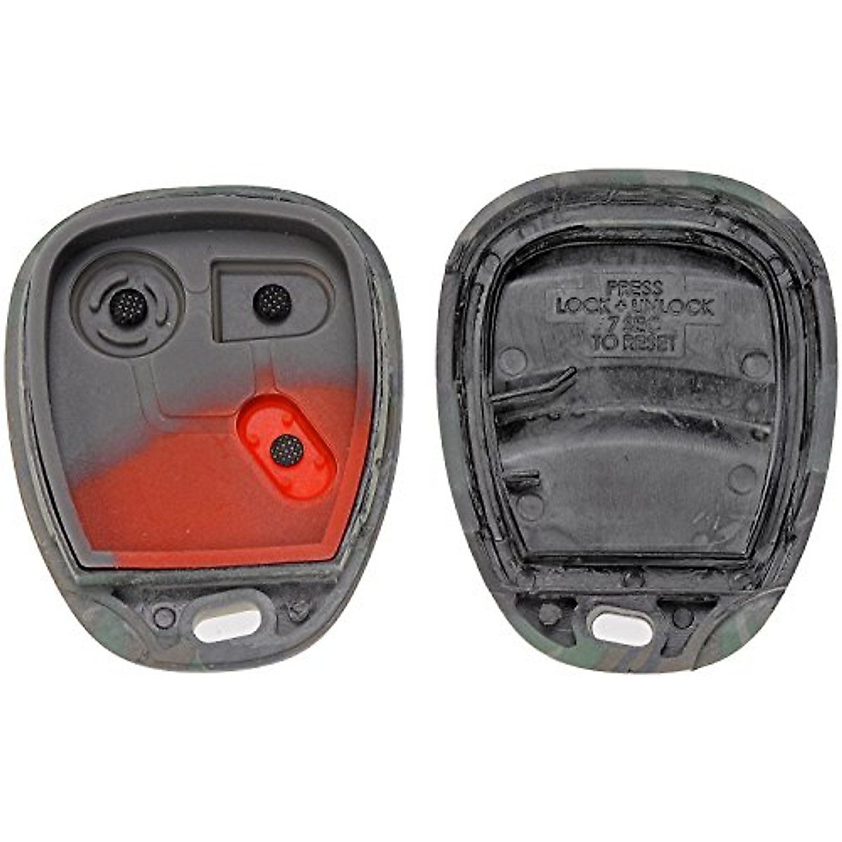 Dorman 13622GNC Keyless Entry Transmitter Cover Compatible with Select Cadillac / Chevrolet / GMC Models, Green Woodland Camouflage