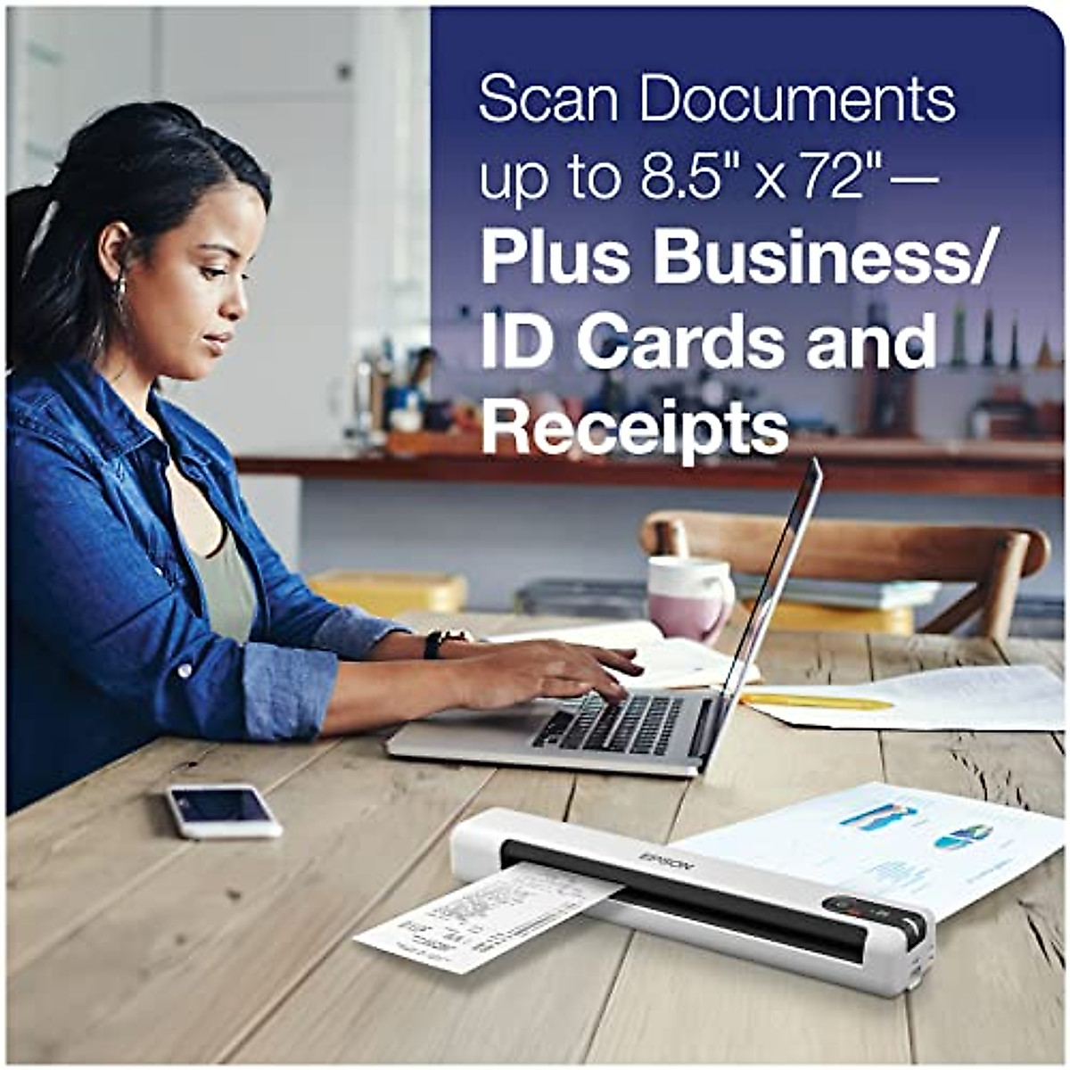 Epson DS-70: Smallest, Fastest Portable Document Scanner