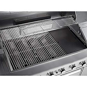 Modular 3 Piece Island Electric and Propane or Natural Gas BBQ Outdoor Black Stainless Steel Grill Kitchen with Double Wine Refrigerator, Sink, Rotisserie, Black Marble Top and FREE Protective Canvas Cover