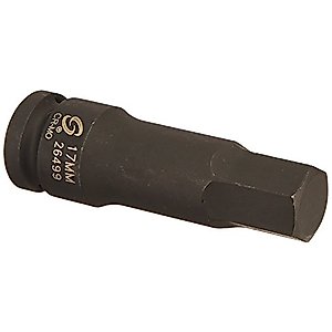 Sunex 26499 1/2-Inch Drive 17-Mm Hex Impact Socket