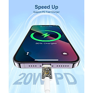 USB C to Lightning Cable 3FT for Apple iPhone Charger Cord, Apple USB-C to Lightning Fast Charger Cable, 2 Pack-USB C to Lightning Cord, Apple Phone Charging Cable Wire for iPhone 14 13 12 Pro Max