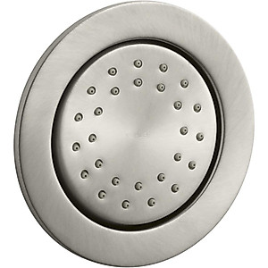 WaterTile(R) round 27-nozzle body spray 2.0 gpm with stimulating spray and Katalyst(R) air-induction technology