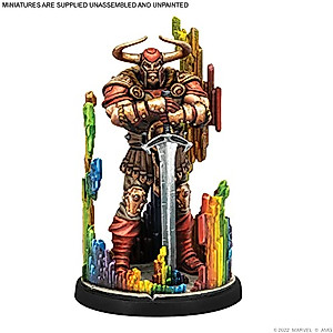 Atomic Mass Games Marvel: Crisis Protocol Heimdall & Skurge Character Pack - Guardians of Asgard Unite! Tabletop Superhero Game, Ages 14+, 2 Players, 90 Minute Playtime, Made