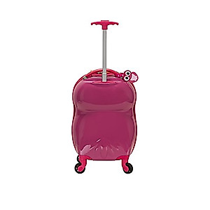 Rockland Jr. Kids' My First Hardside Spinner Luggage, Telescoping Handles, Owl, Carry-On 19-Inch