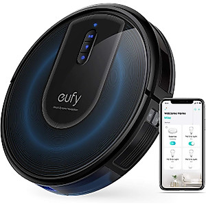 eufy by Anker, RoboVac G30, Robot Vacuum with Dynamic Navigation 2.0, 2000 Pa Strong Suction, Wi-Fi, Compatible with Alexa, Carpets and Hard Floors, Ideal for Pet Owners