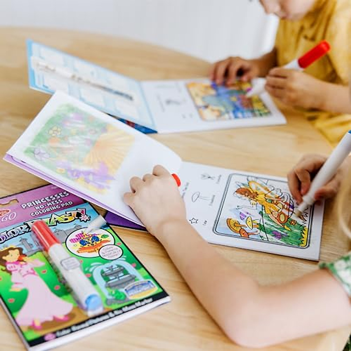 Melissa & Doug On the Go ColorBlast! Activity Books Set - Fairy, Princess, and Sea Life