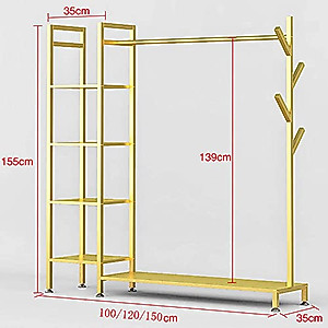 XI FA Clothing Display Rack Stand - Vintage Coat Stand- Clothes Hat Rack Shelf Shoe Clothes Hangers can Keep Your Clothes and Articles Tidy and Easy to take Marble Iron Coat Rack Home Umbrella Stand