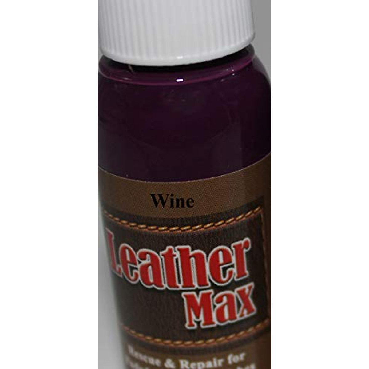 Leather Max Large Project Leather and Vinyl Repair Kit - Restorer of Your Furniture, Jacket, Sofa or Car Seat, Super Easy Instructions, Restore Any Material, Bonded, Pleather, Genuine (Wine)